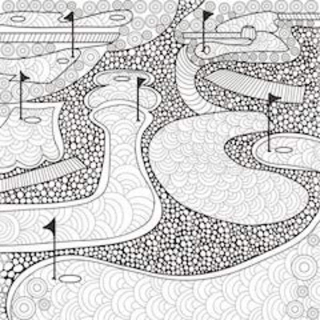 Página para colorear imprimible Zentangle Camping Libro para colorear ...