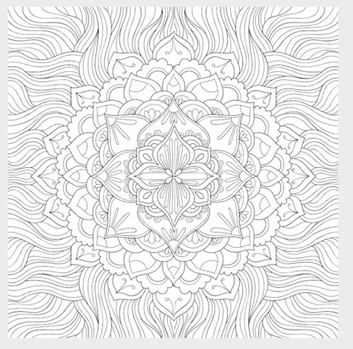 5 Printable Coloring Pages Zentangle Coloring Book - Etsy