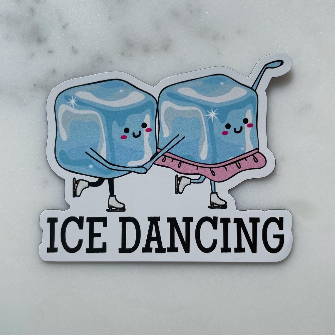 Ice Dancing Magnet – 3" X 2.45" – Cute Figure Skating Pun, Ice Skater ...
