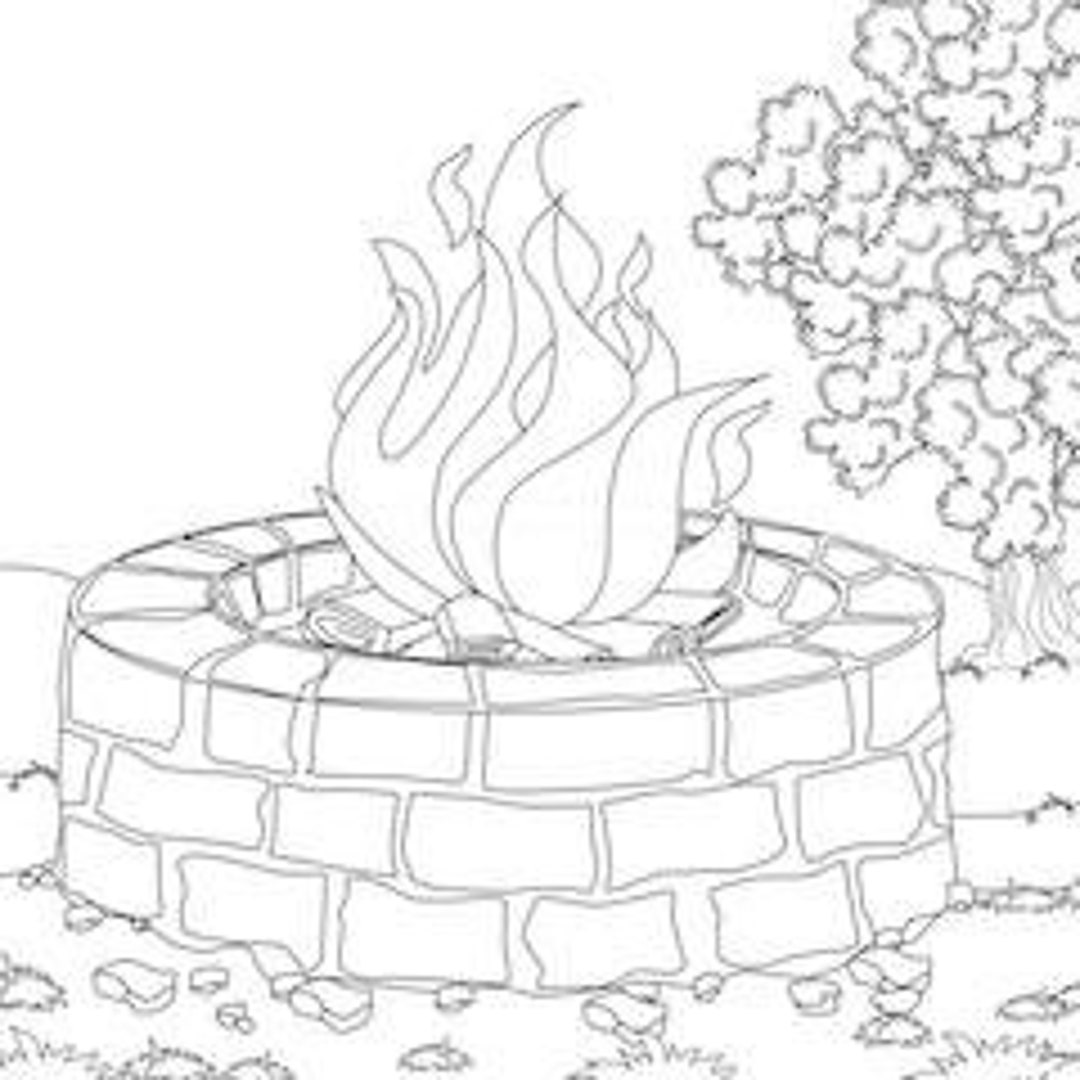 Printable Coloring Page Zentangle Camping Coloring Book - Etsy
