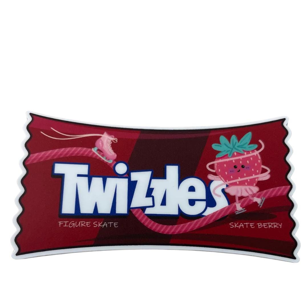 Twizzles Skate Berry Vinyl Sticker - Etsy