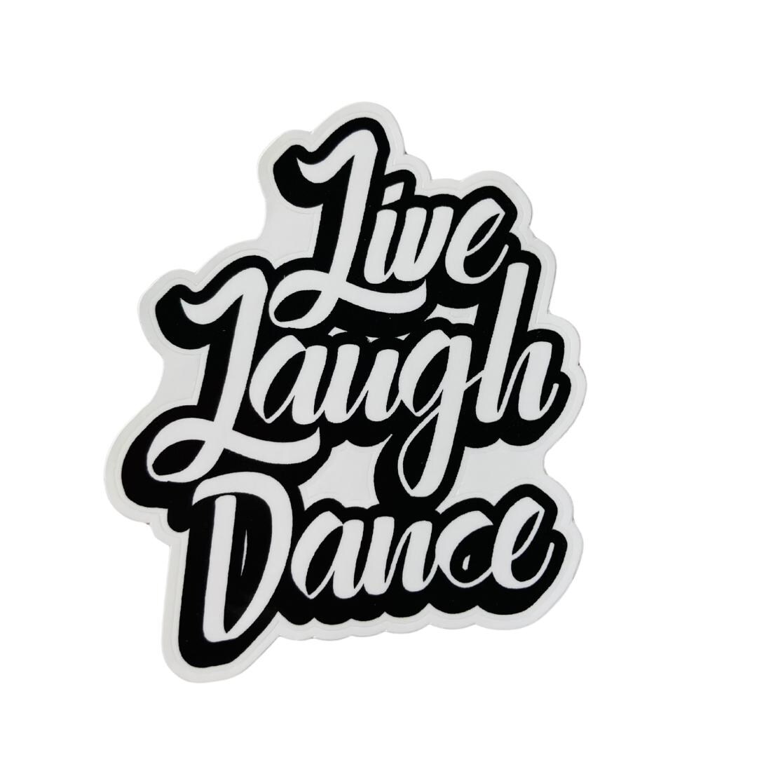 Live Laugh Dance Sticker – Ballet-inspired Sticker for Dancers ...