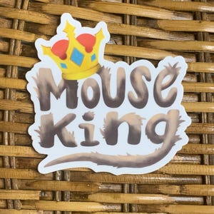 Mouse King Vinyl Sticker – Furry Nutcracker Ballet Villain - Etsy