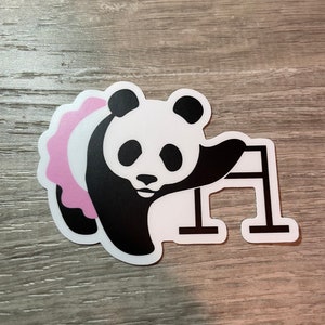 Panda Ballerina Valentine Dance Sticker, Dance Sticker, Gifts for ...
