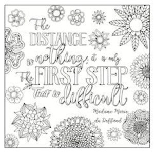 5 Motivational Printable Coloring Pages Zentangle Coloring Book - Etsy