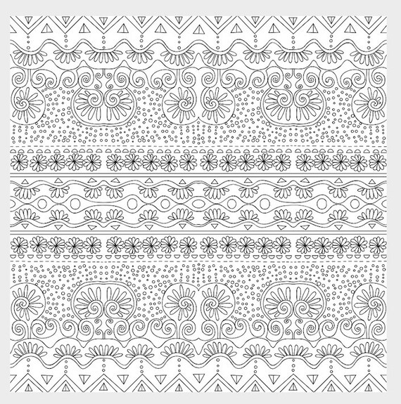 5 Printable Coloring Pages Zentangle Coloring Book - Etsy
