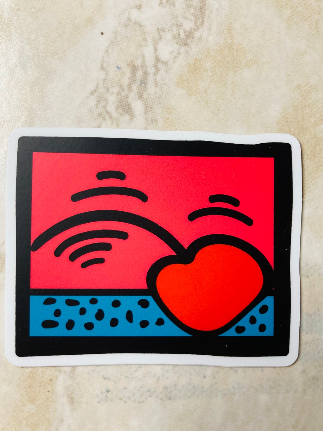 Cherry Art Vinyl Sticker, Cherry Stamp, Cherry Pop Art - Etsy