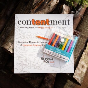 Contentment: the Coloring Book for Happy Campers of ALL Ages - Etsy