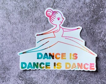 The Little Dancer Vinyl Sticker, Dance, Ballet, Ballerina, Laptop ...