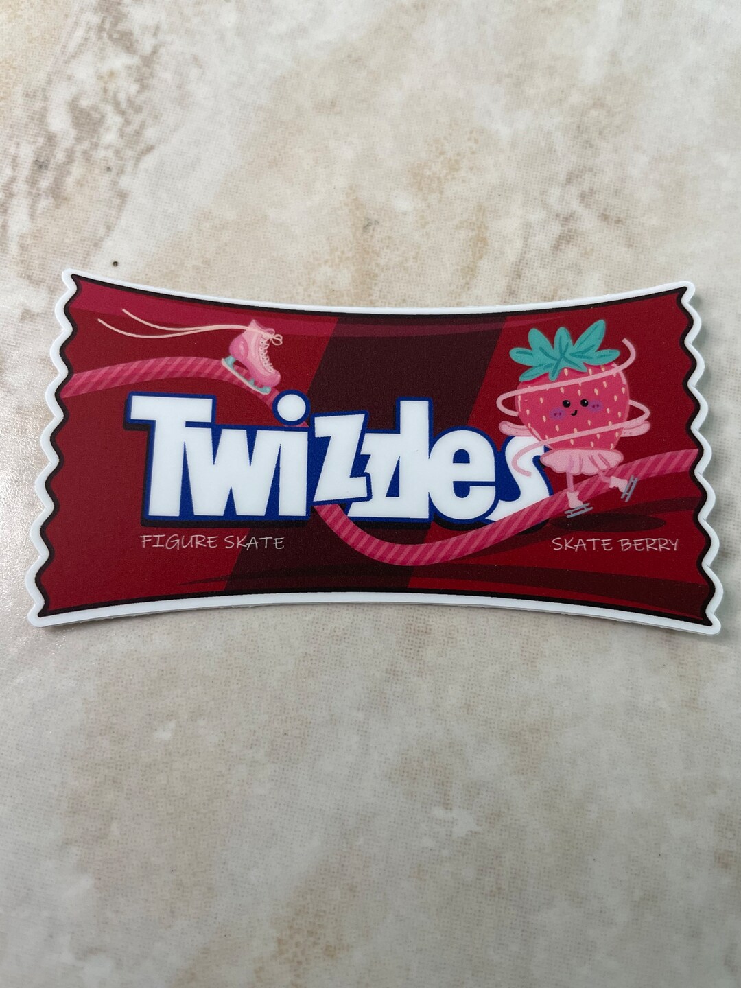 Twizzles Parody Figure Skating Sticker, Laptop Sticker, Skate Sticker ...
