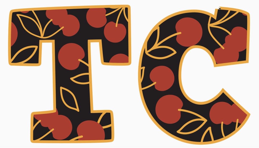 TC Cherry Sticker: Traverse City, Michigan Vinyl Decal - Etsy