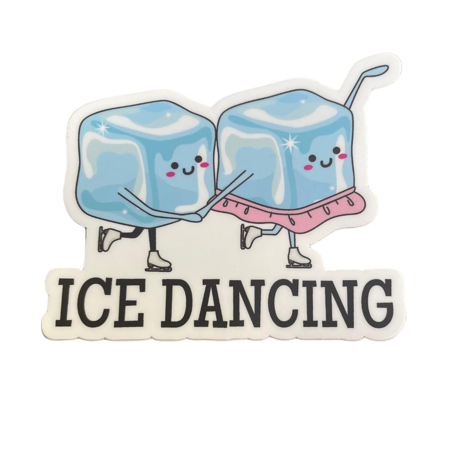 Ice Dancing Magnet – 3" X 2.45" – Cute Figure Skating Pun, Ice Skater ...