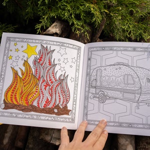 Contentment: the Coloring Book for Happy Campers of ALL Ages - Etsy