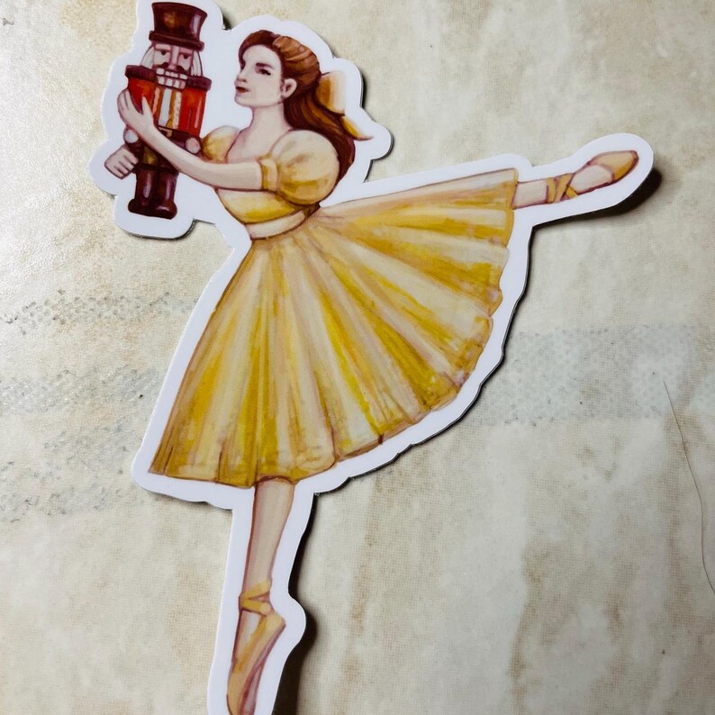 Victorian Clara Nutcracker Vinyl Sticker - Ballet Dance Gift - Etsy