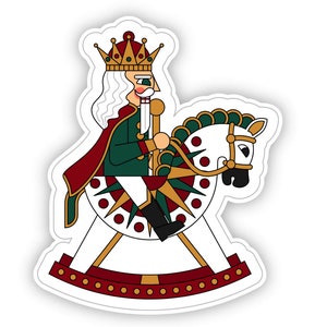 Nutcracker Rocking Horse Sticker, Dance Sticker, Gifts for Dancers ...