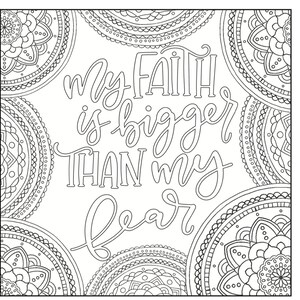 Set of 5 Motivational Printable Coloring Pages, Zentangle Coloring ...