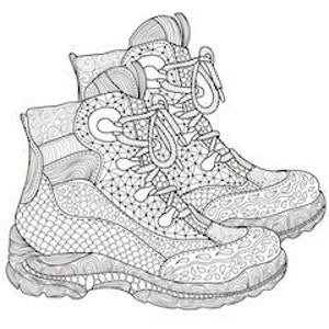 Printable Coloring Page Zentangle Camping Coloring Book - Etsy