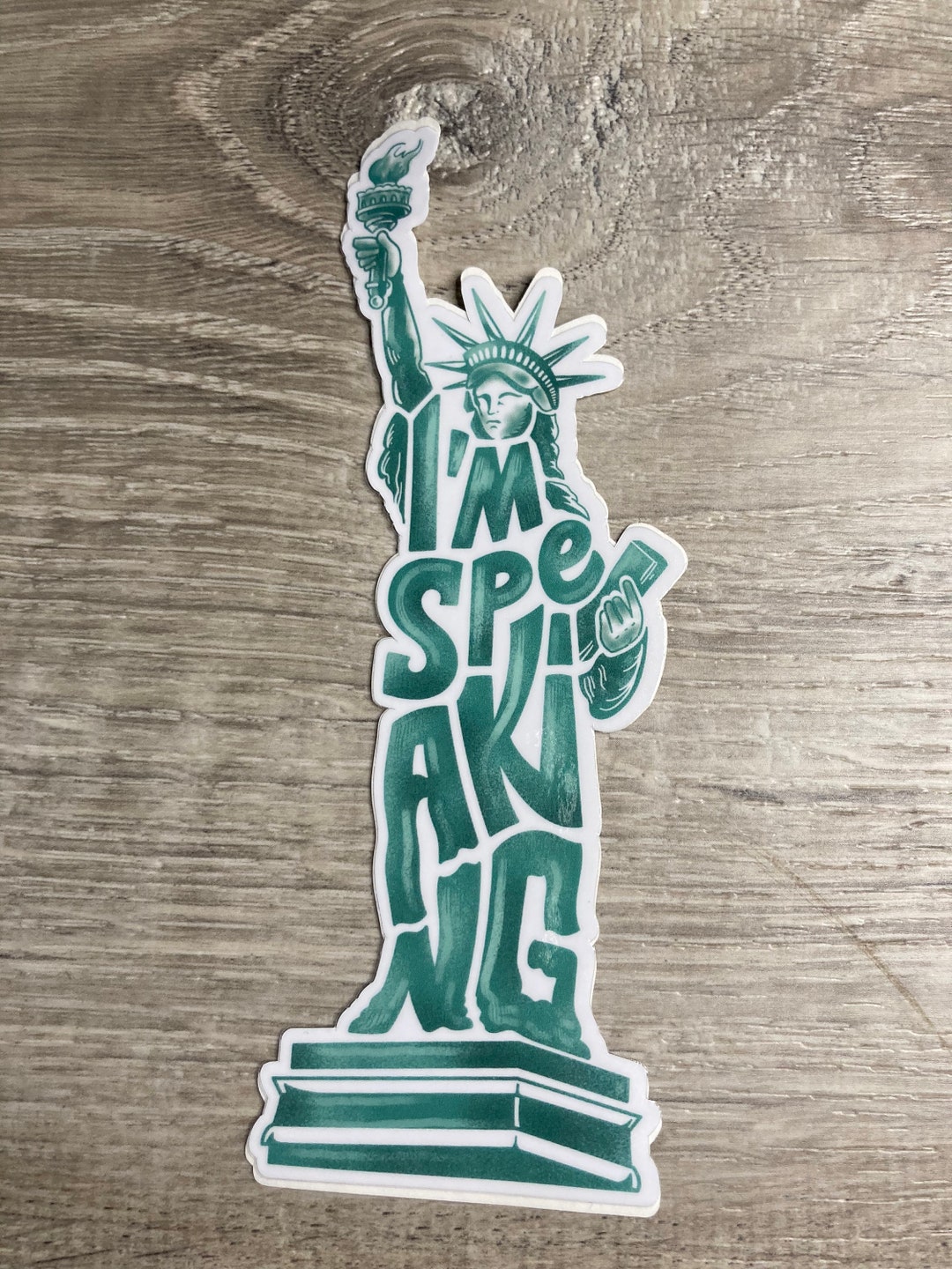 NEW Car Sticker I'm Speaking Vinyl Sticker - Etsy