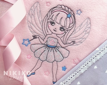 Fairy Embroidery File - Etsy