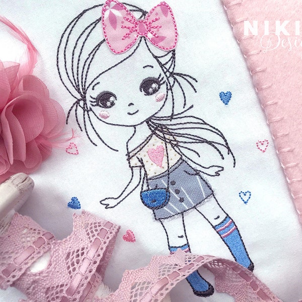 Green Girl Embroidery - Etsy