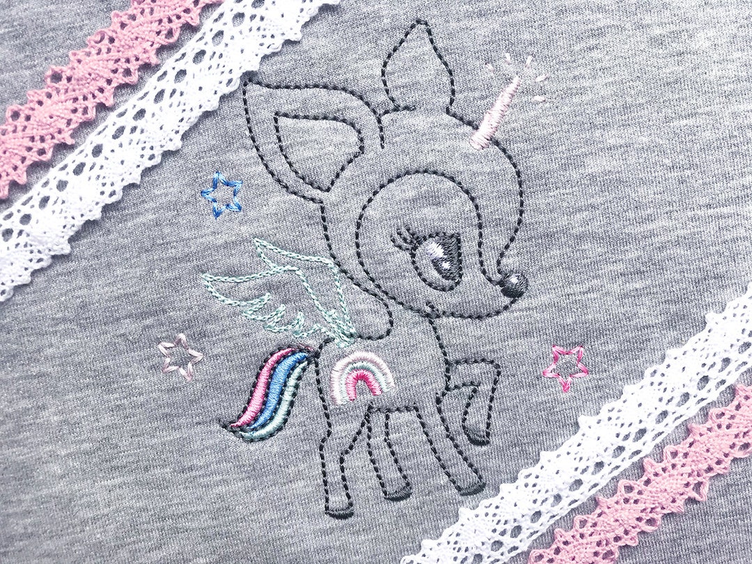 Embroidery File "unicornkitz" 10*10 - Etsy
