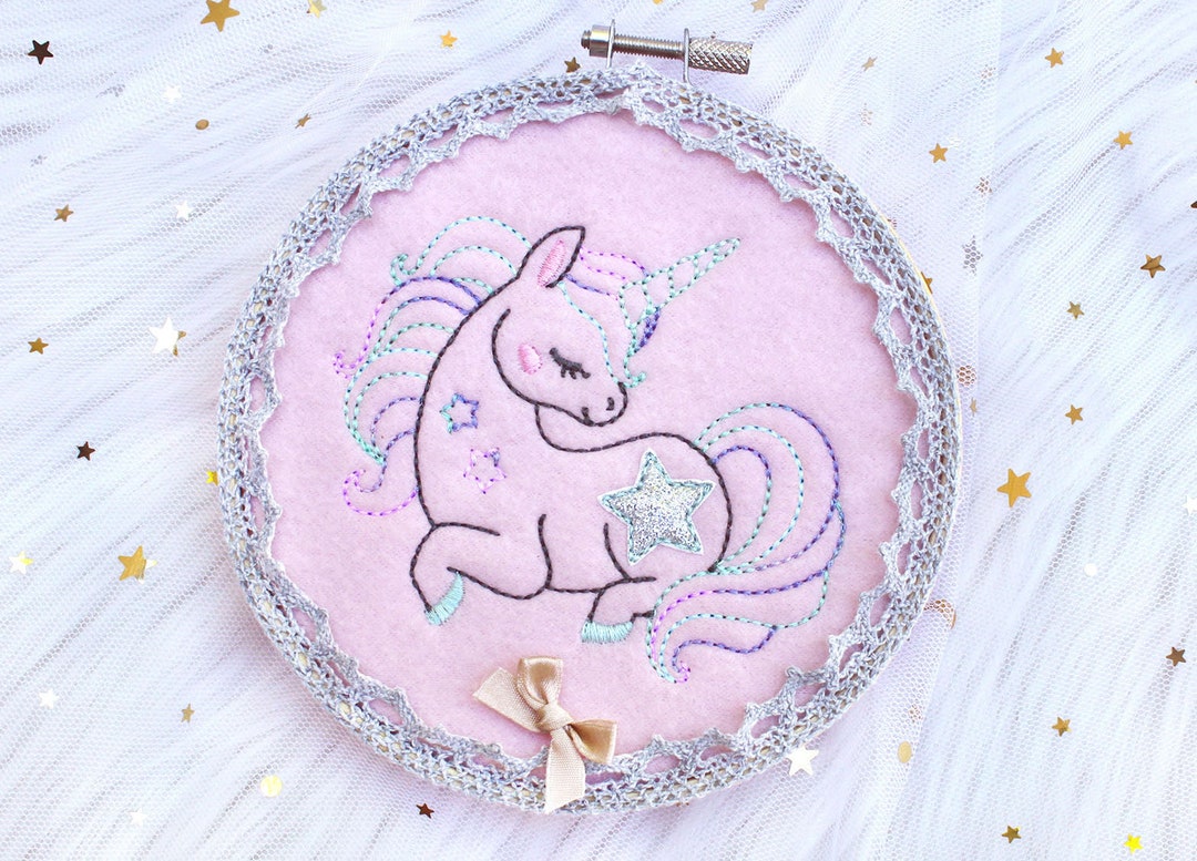 Embroidery File unicorn Magic 10x10 Unicorn Unicorn Star Application ...