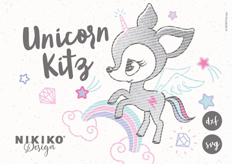 Plotterdatei UnicornKitz - Etsy.de