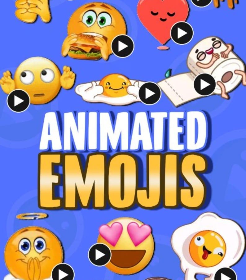 Animated 3D Emoji Pack | Social Media Overlay Stickers - Etsy Canada