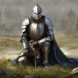 Digital Download Medieval Kneeling Knight Local Arizona Etsy Seller - Etsy