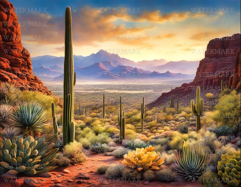 Set of 4 Arizona Scenery Digital Download} Local Arizona Seller - Etsy