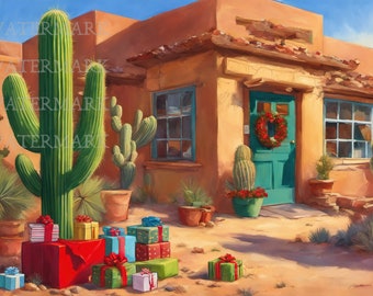 Digital Download Southwest Christmas Premium Scene Local Arizona Etsy ...