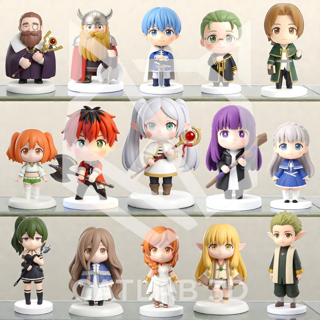 Season 1 Chibi Character Pack I Anime Figure 3D STL Bundle I Digital ...