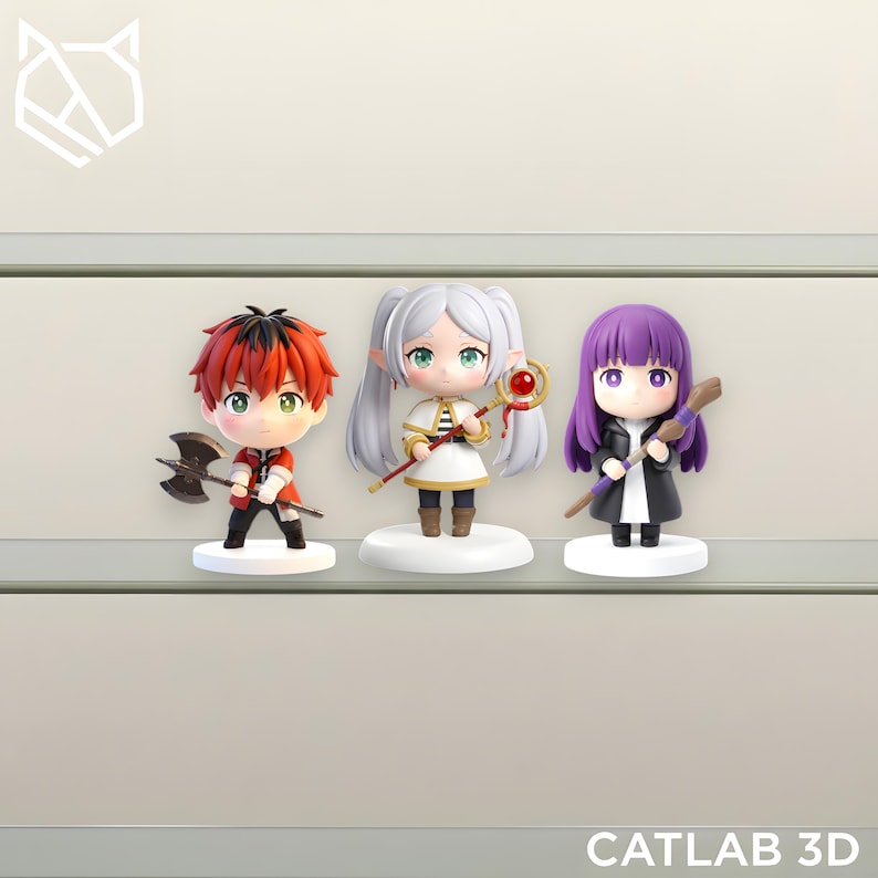 Season 1 Chibi Character Pack I Anime Figure 3D STL Bundle I Digital ...
