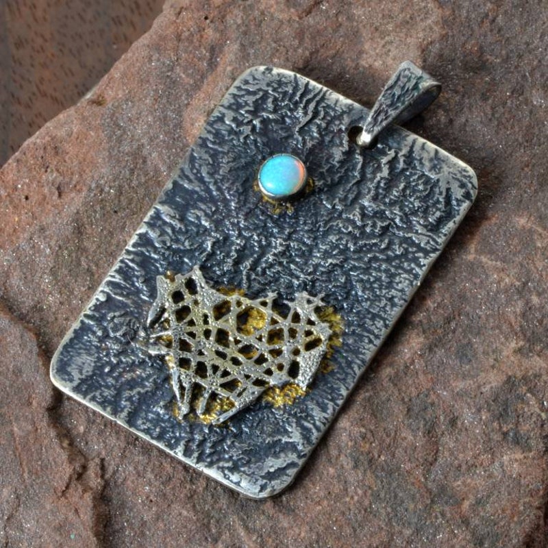 Reticulation Silver - Etsy