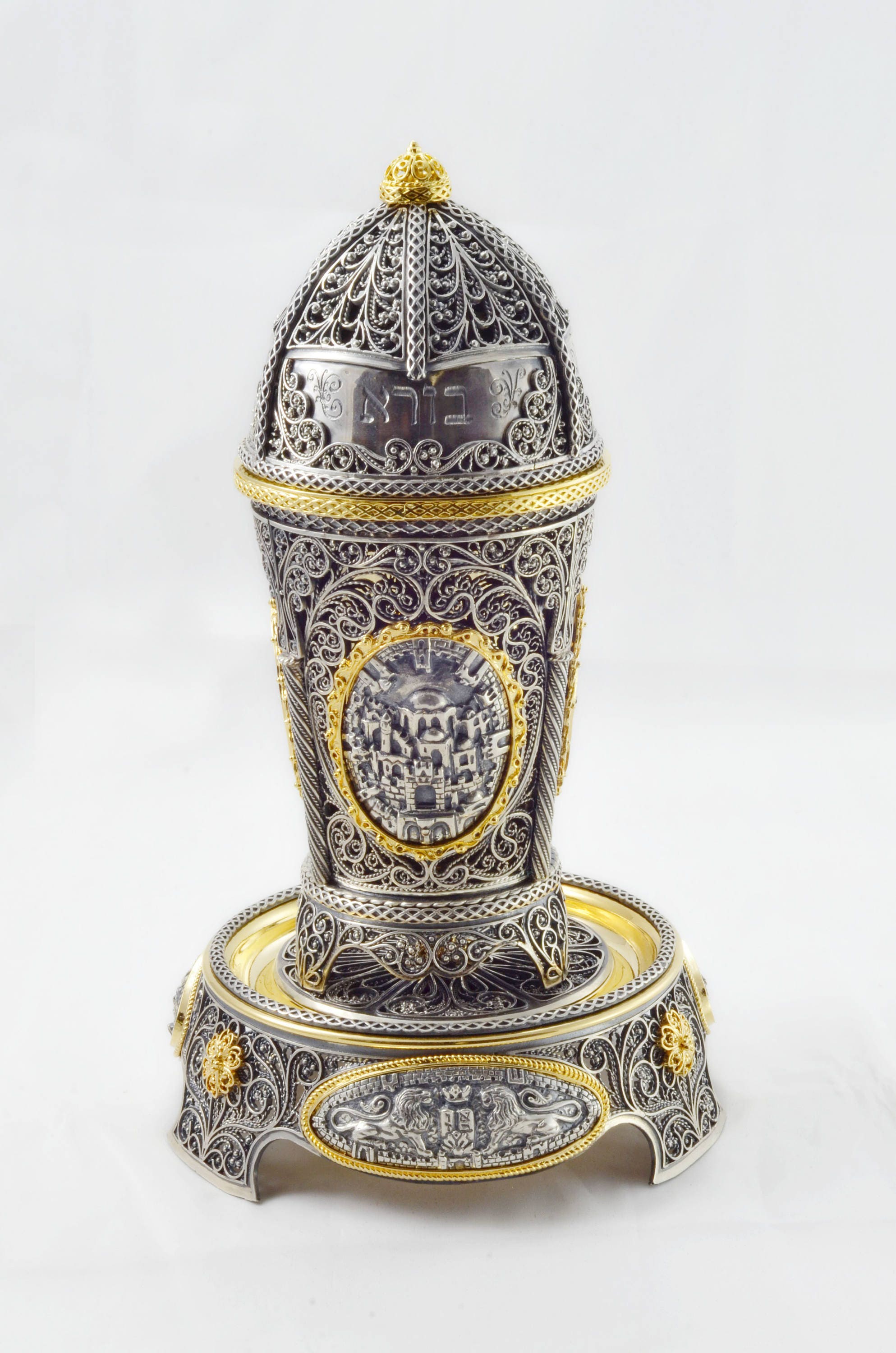 Unique Handmade Sterling Silver Judaica Shabbat Sukkot | Etsy