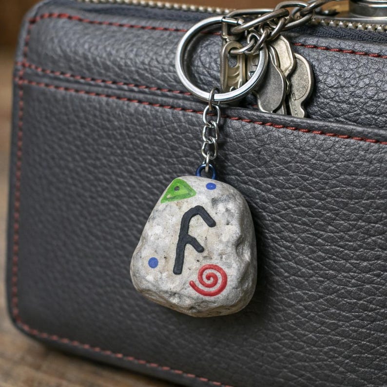 Tiny Rune Stone Totem – 3D Printed, Hand-painted, Mystical Nordic ...