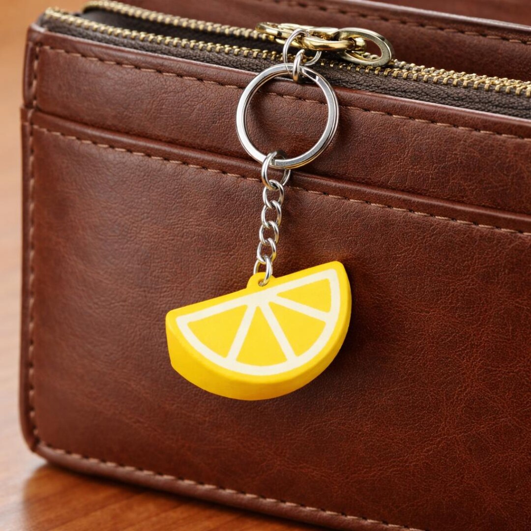 Hand-painted 3D Printed Lemon Wedge Charm – Summer Bag Accessory - Etsy