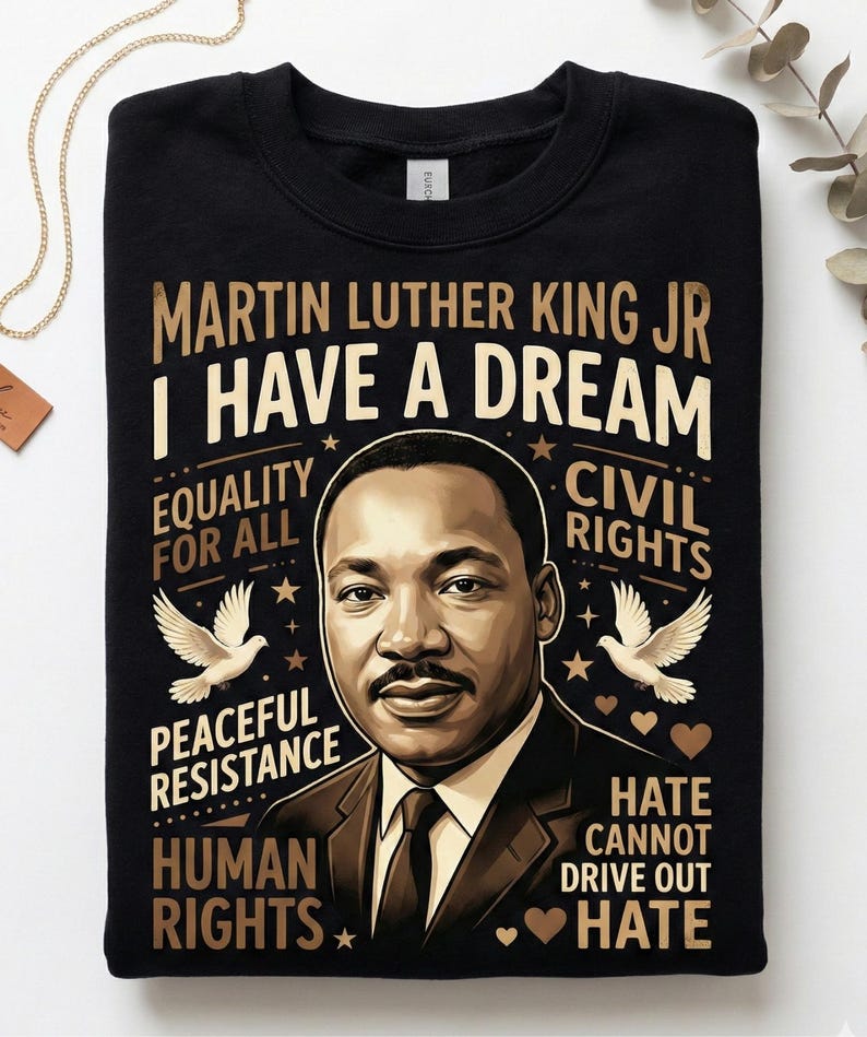 Martin Luther King PNG, MLK Day Sublimation, Civil Rights Leader, Human ...