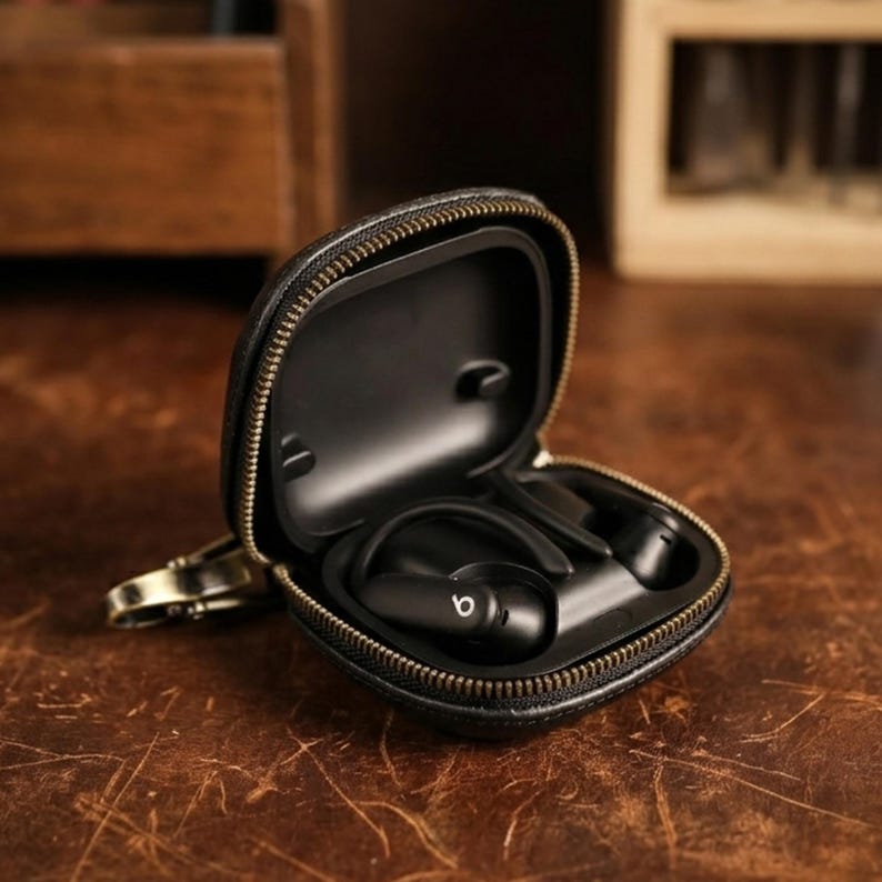 Handmade Leather Case for the Powerbeats Pro 2, Beats Pro 2 Cover ...