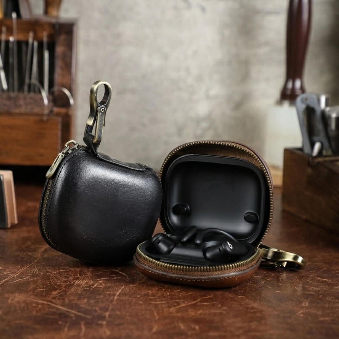Handmade Leather Case for the Powerbeats Pro 2, Beats Pro 2 Cover ...