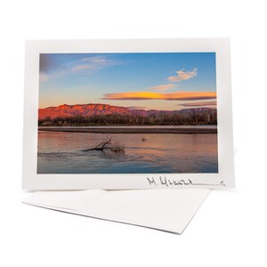 Lenticular Cloud Over Sandia Mountains, Albuquerque Greeting | Handmade ...