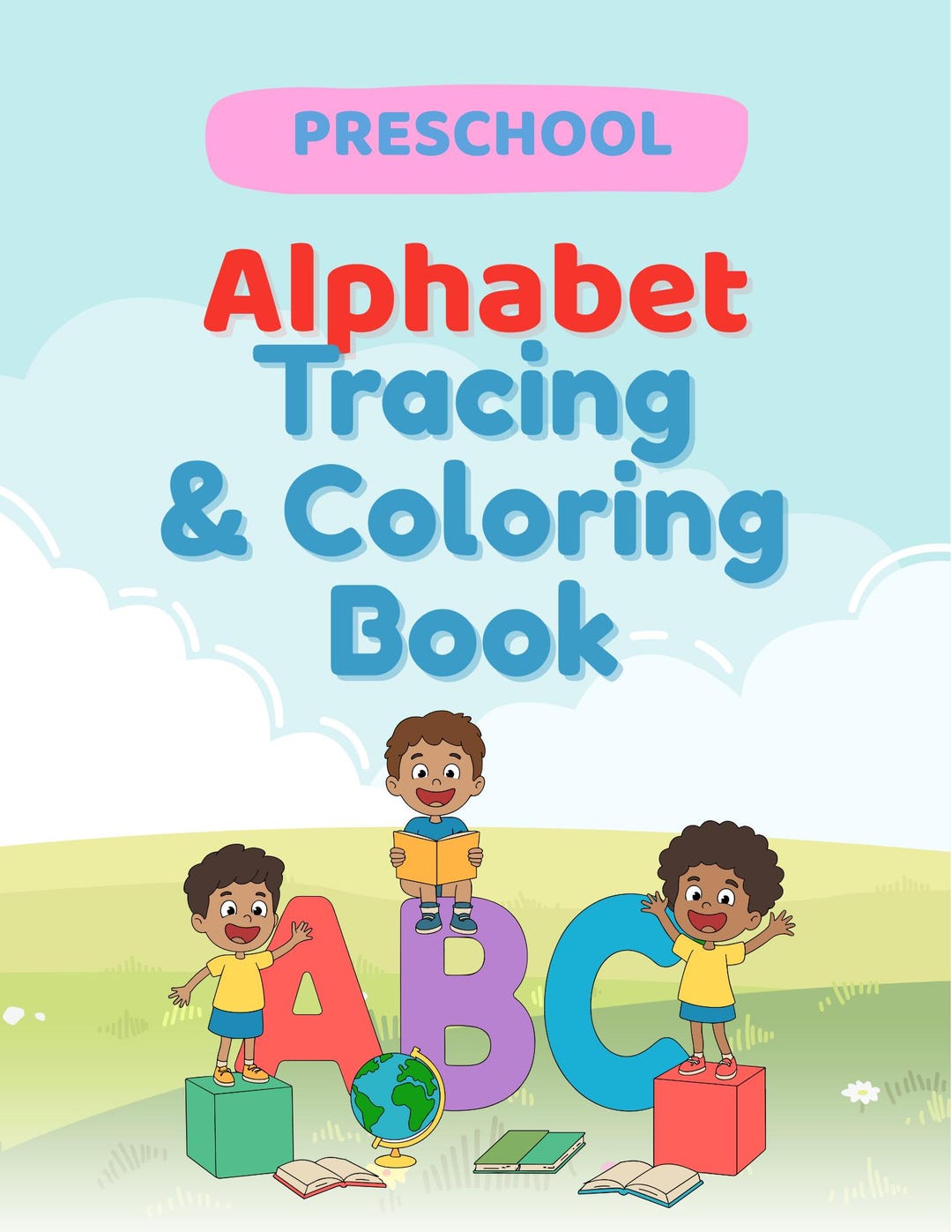 Alphabet Tracing Worksheets | ABC Letter Practice (instant Download) - Etsy