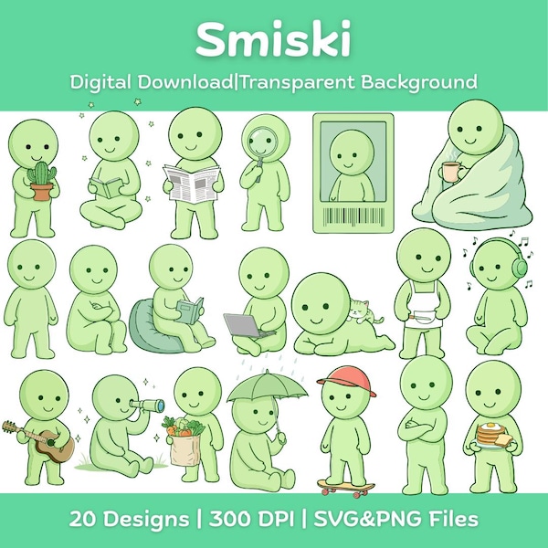 Smiski Drawing - Etsy