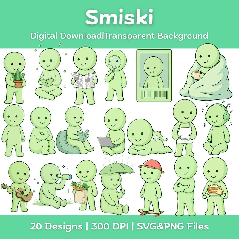 Smiski Drawing - Etsy