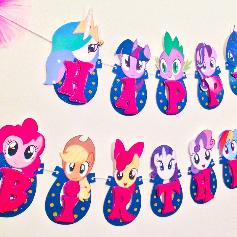 My Little Pony Decorations - Etsy