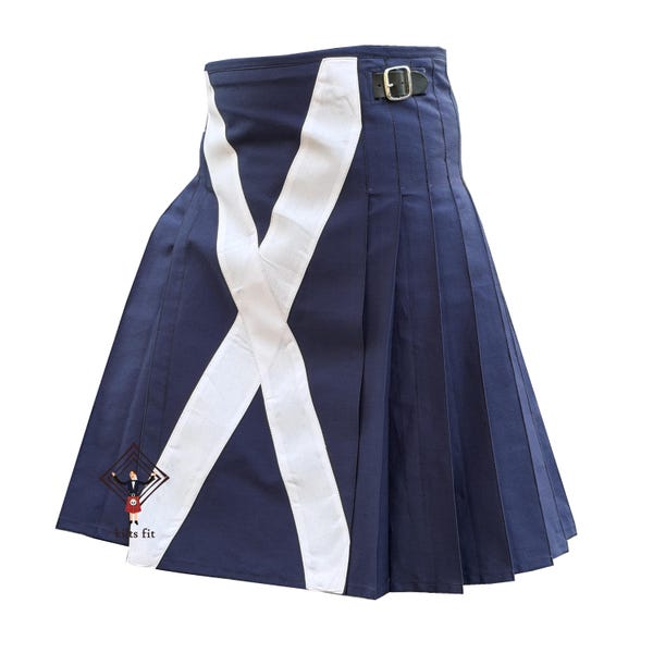 Saltire Kilt - Etsy UK