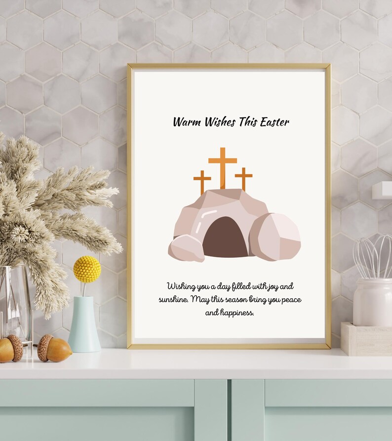 Editable Easter Card Template | Christian Easter Card Printable ...