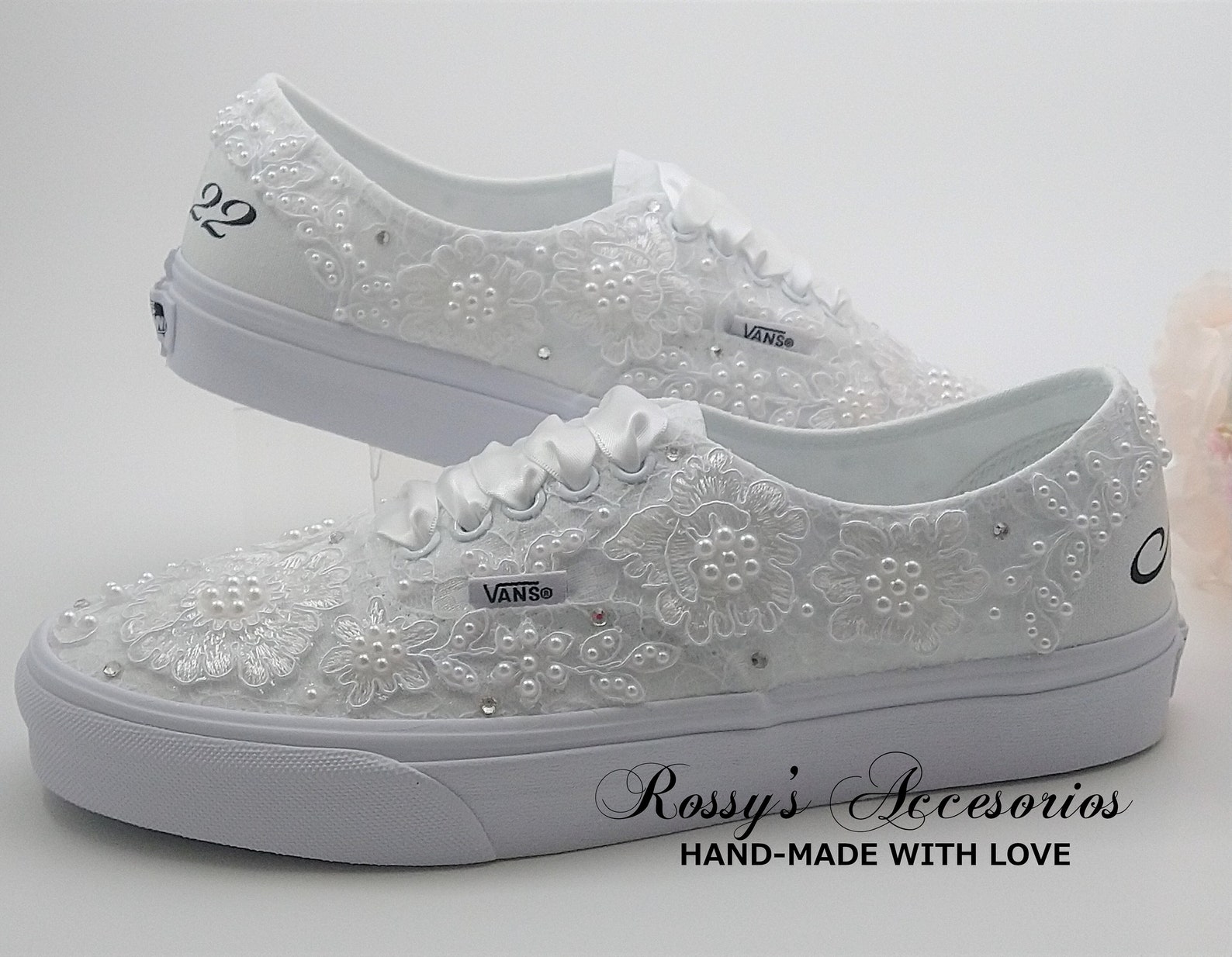White Lace Wedding Vans / Wedding Vans Sneakers for Bride / - Etsy