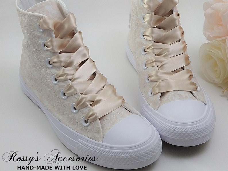 Converse montantes couleur champagne/Converses montantes pour femmes ...