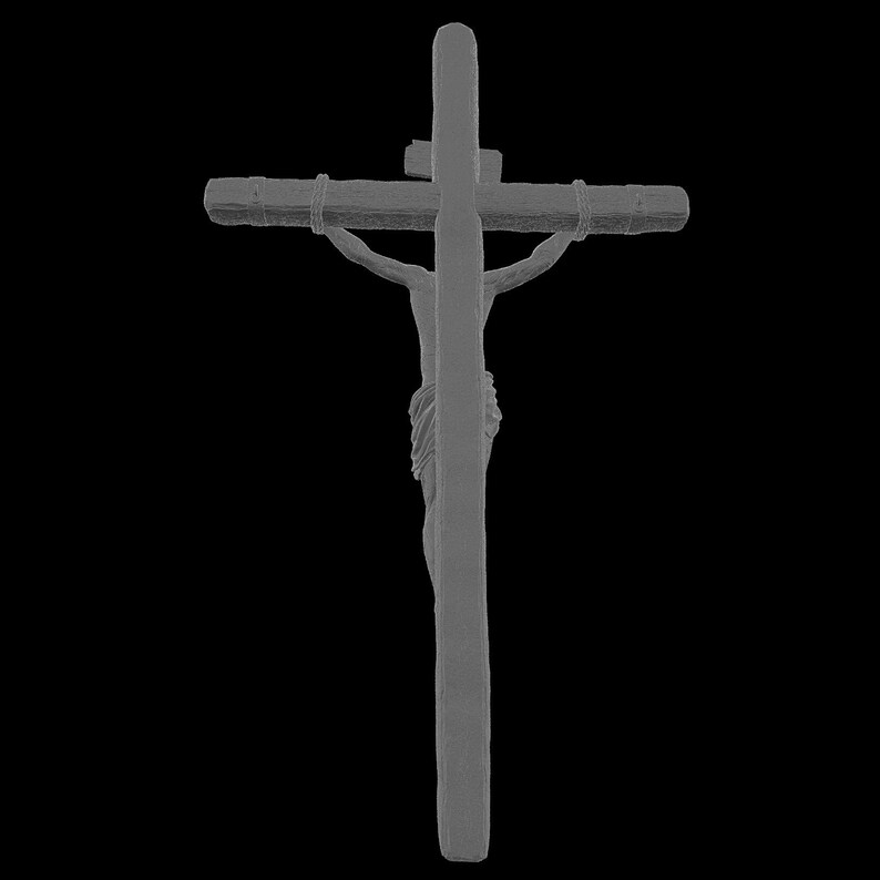 Crucifixion Jesus Christ 3D STL Model – Detailed Religious Wall Cross ...